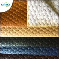 China Artificial PVC Leather Fabric Non Woven Long Durability Chunky Elegant for sale