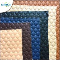 China Eco Friendly Faux Leather Upholstery Fabric Raw Material Knitted Professional for sale