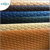 China Eco Friendly Faux Leather Upholstery Fabric Raw Material Knitted Professional for sale