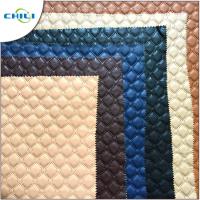 China Eco Friendly Faux Leather Upholstery Fabric Raw Material Knitted Professional for sale