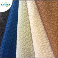 China Waterproof PVC Leather Fabric , PVC Synthetic Leather Chili Brand Reliable for sale