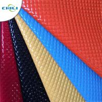 China OEM Synthetic Leather Fabric Waterbase Vegan Smooth Tough Flexibility Foiled for sale