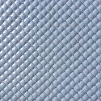 China Shiny PU Quilted Leather Fabric Fashionable Multi Application Custom Thickness for sale
