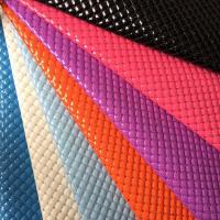 China Shiny PU Quilted Leather Fabric Fashionable Multi Application Custom Thickness for sale