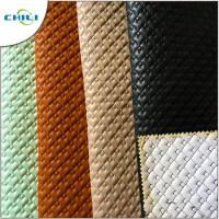 China Patent Quilted Faux Leather Fabric Multi Color Abrasion Resistant Durable for sale
