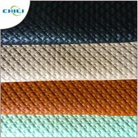 China Patent Quilted Faux Leather Fabric Multi Color Abrasion Resistant Durable for sale