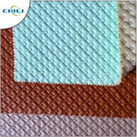 China Patent Quilted Faux Leather Fabric Multi Color Abrasion Resistant Durable for sale