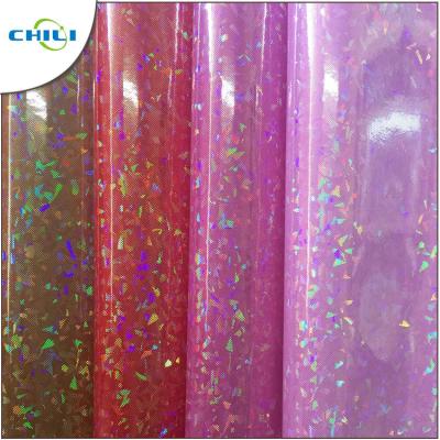 China Poly Composition PU Leather Fabric Sewing Material High Tear Strength No Fade for sale
