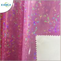China Poly Composition PU Leather Fabric Sewing Material High Tear Strength No Fade for sale