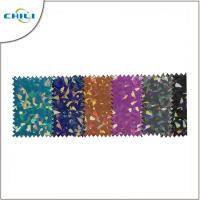 China Poly Composition PU Leather Fabric Sewing Material High Tear Strength No Fade for sale