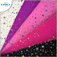 China Women Clothes PU Leather Fabric Garments Raw Material Easy Cutting for sale