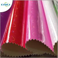 China Shining Patent Artificial Leather Fabric Sheets Vinyl Suede Polyurethane Bulk for sale
