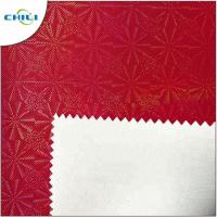China Cream  PU Leather Fabric Rolls Sheets Economical Cost Effective Custom Shape Size for sale