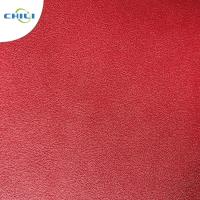 China Reusable PU Leather Fabric , Black Leather Upholstery Fabric Long Durability for sale