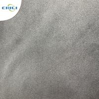 China Reusable PU Leather Fabric , Black Leather Upholstery Fabric Long Durability for sale
