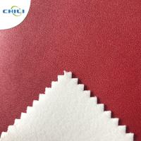 China Decoration Leather Look Fabric Unshrinkable Garment Bags Application Waterproof for sale
