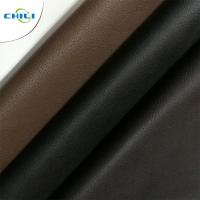 China Brown  Black Vegan Leather Fabric Metallic Attrective Look Elegant Design for sale