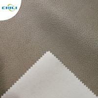 China Brown  Black Vegan Leather Fabric Metallic Attrective Look Elegant Design for sale