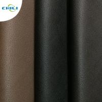 China Brown  Black Vegan Leather Fabric Metallic Attrective Look Elegant Design for sale