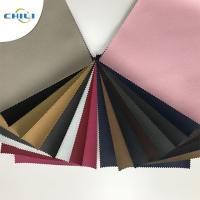China Lightweight Plastic Leather Upholstery Fabric Special Edge Design Non Woven for sale