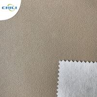 China Lightweight Plastic Leather Upholstery Fabric Special Edge Design Non Woven for sale
