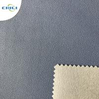 China Lightweight Plastic Leather Upholstery Fabric Special Edge Design Non Woven for sale