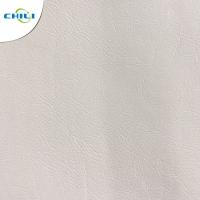 China Solid Color PU Leather Fabric Waterproof Woven Backing Design Smooth for sale