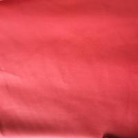 China Red PU Leather Fabric , Leather Like Material High Elasticity Wear Resistant for sale