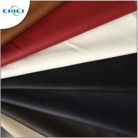 China Synthetic Faux Leather Upholstery Fabric Embossed Surface Treatment Durable for sale