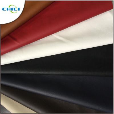 China Synthetic Faux Leather Upholstery Fabric Embossed Surface Treatment Durable for sale