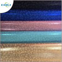 China Hot Selling Fashion Suede Polyester Shoe Upholstery Fabric Leather for sale