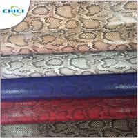 China Bags Upholstery Faux Leather Vinyl Fabric 100% Polyurethane Finish Artificial Grain for sale