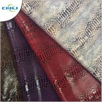 China OEM ODM Printed Faux Leather Fabric Bulk Moisture Impervious for sale