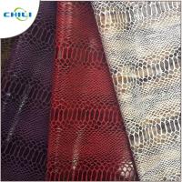 China OEM ODM Printed Faux Leather Fabric Bulk Moisture Impervious for sale