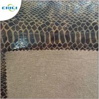 China OEM ODM Printed Faux Leather Fabric Bulk Moisture Impervious for sale