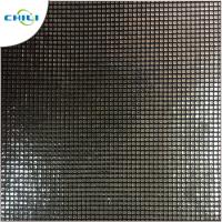 China Green Printed Faux Leather Fabric High Stretch Performance Flame Retardant for sale