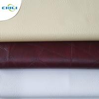 China Chair Synthetic Leather Material , PVC Fabric For Clothing Convenient Cleaning for sale