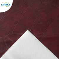 China Furniture Sofa PVC Leather Fabric , PVC Upholstery Fabric Well Crafting for sale