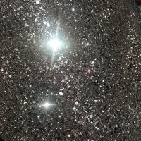 China Artificial Leather Fireproof 50m/Roll Chunky Glitter Fabric for sale