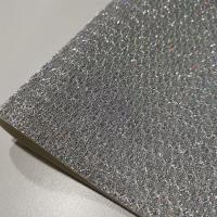 China 1.0mm Wallpaper 54/55' Anti Mildew Glitter Leather Fabric for sale