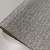 China 1.0mm Wallpaper 54/55' Anti Mildew Glitter Leather Fabric for sale
