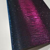 China 50m/Roll Embossed Abrasion Resistant Glitter Leather Fabric for sale