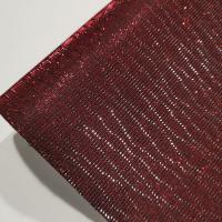 China 50m/Roll Embossed Abrasion Resistant Glitter Leather Fabric for sale