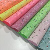 China Shiny Metallic Sequin Chunky Glitter Fabric For Shoes Bags for sale