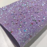 China Shiny Metallic Sequin Chunky Glitter Fabric For Shoes Bags for sale