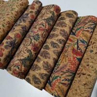 China Portugal Style Colorful Natural Printed Cork Fabric 51