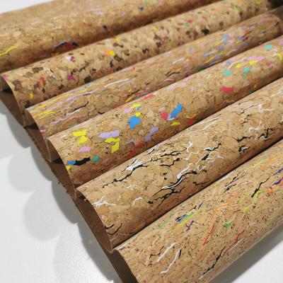China 0.4mm Thickness EVA Natural Cork Fabric Stain Resistant for sale