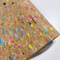 China 0.4mm Thickness EVA Natural Cork Fabric Stain Resistant for sale