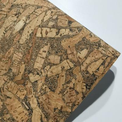 China Eco-friendly coffee Natural carbonized Cork Fabric for bag wallet for sale