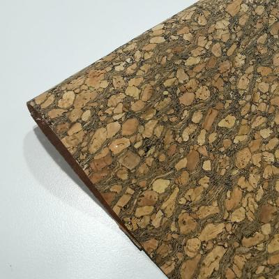 China Eco-friendly Portugal recyclable Natural carbonized Cork Fabric for bag wallet for sale